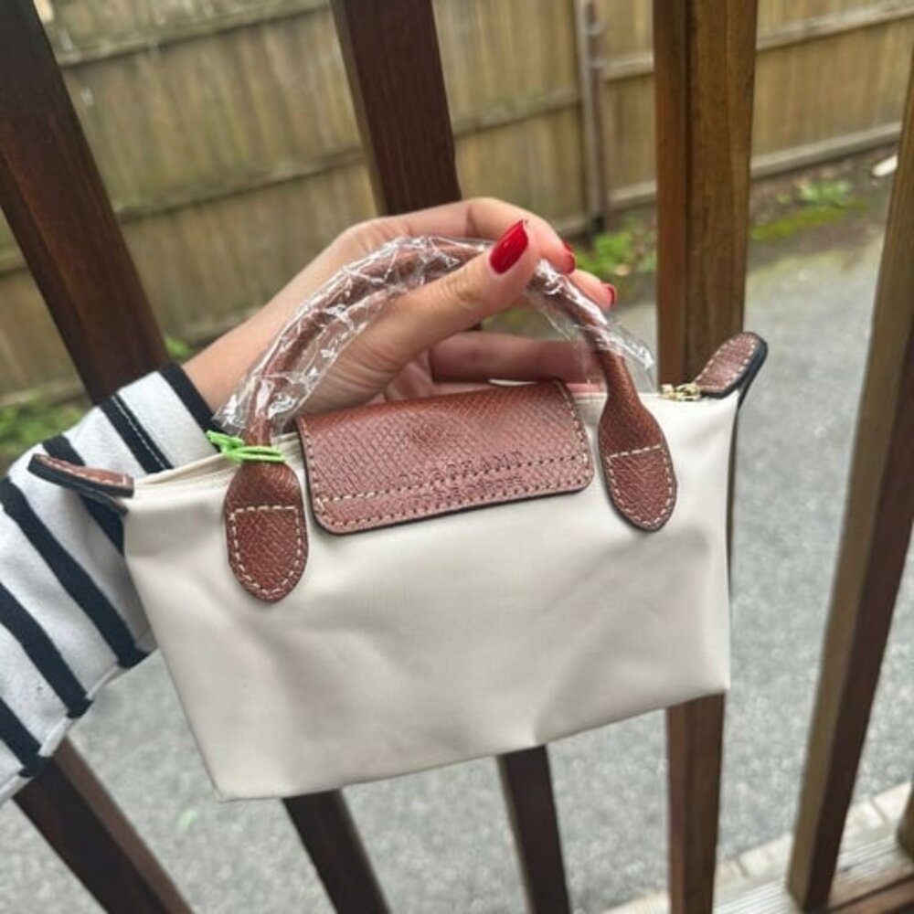 Le Pliage Longchamp Mini White - Gem